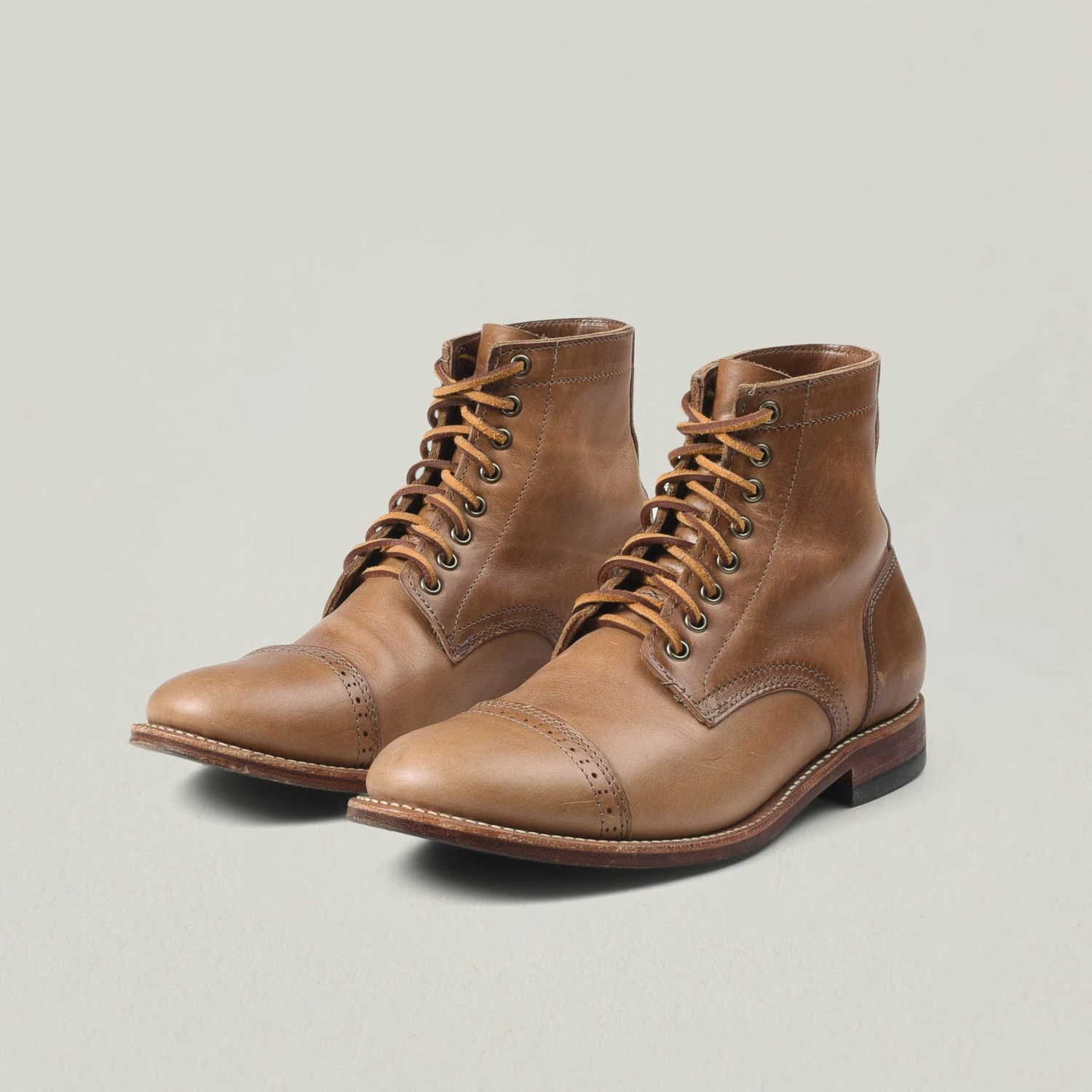 USED OAK STREET BOOTMAKERS CAP-TOE TRENCH BOOT - NATURAL CHROMEXCEL ...